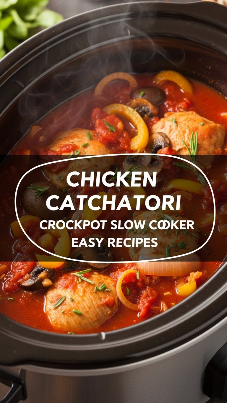 Chicken Catchatori Crockpot Slow Cooker Easy Recipes – Don Kitchen