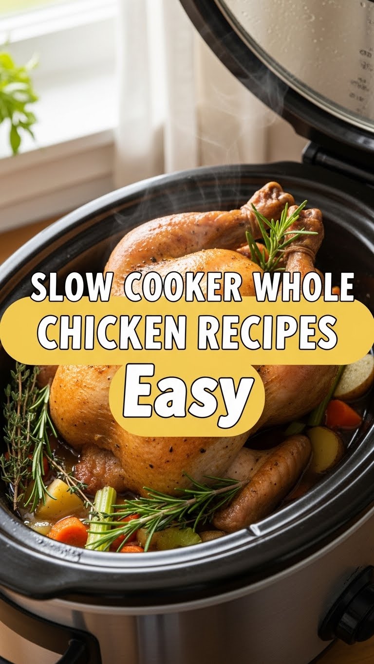 Slow Cooker Whole Chicken Recipes Easy – Don Kitchen