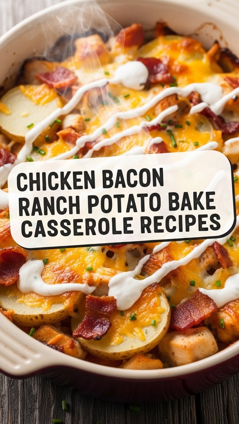 Chicken Bacon Ranch Potato Bake Casserole Recipes – Don Kitchen