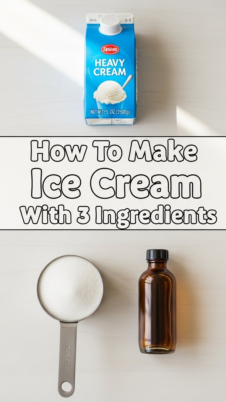 How To Make Ice Cream With 3 Ingredients – Don Kitchen