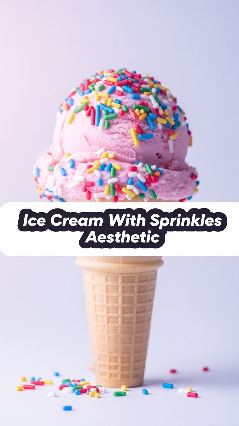 Ice Cream With Sprinkles Aesthetic – Don Kitchen
