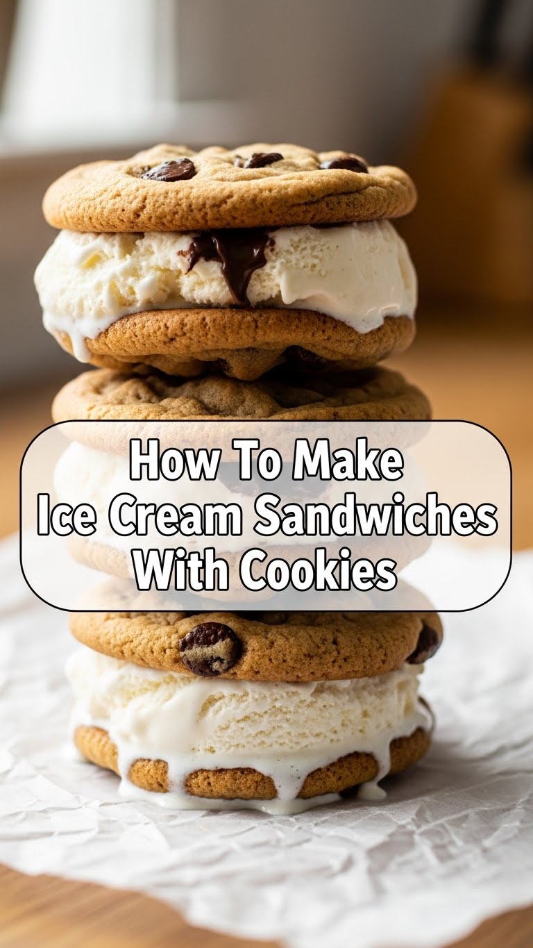 How To Make Ice Cream Sandwiches With Cookies – Don Kitchen