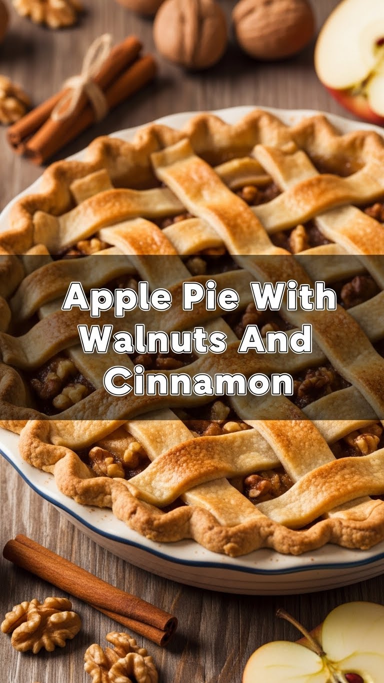 Apple Pie With Walnuts And Cinnamon – Don Kitchen