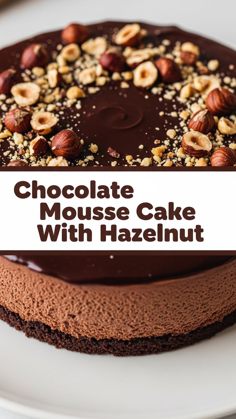 Chocolate Mousse Cake With Hazelnut – Don Kitchen