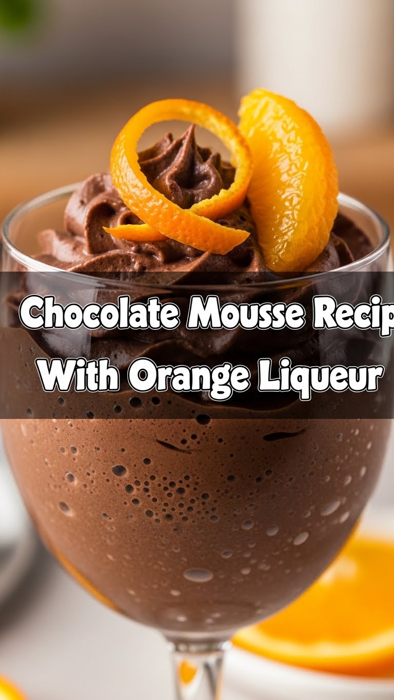 Chocolate Mousse Recipe With Orange Liqueur – Don Kitchen