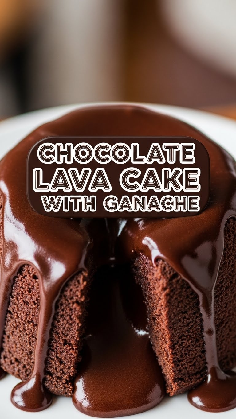 Chocolate Lava Cake With Ganache – Don Kitchen