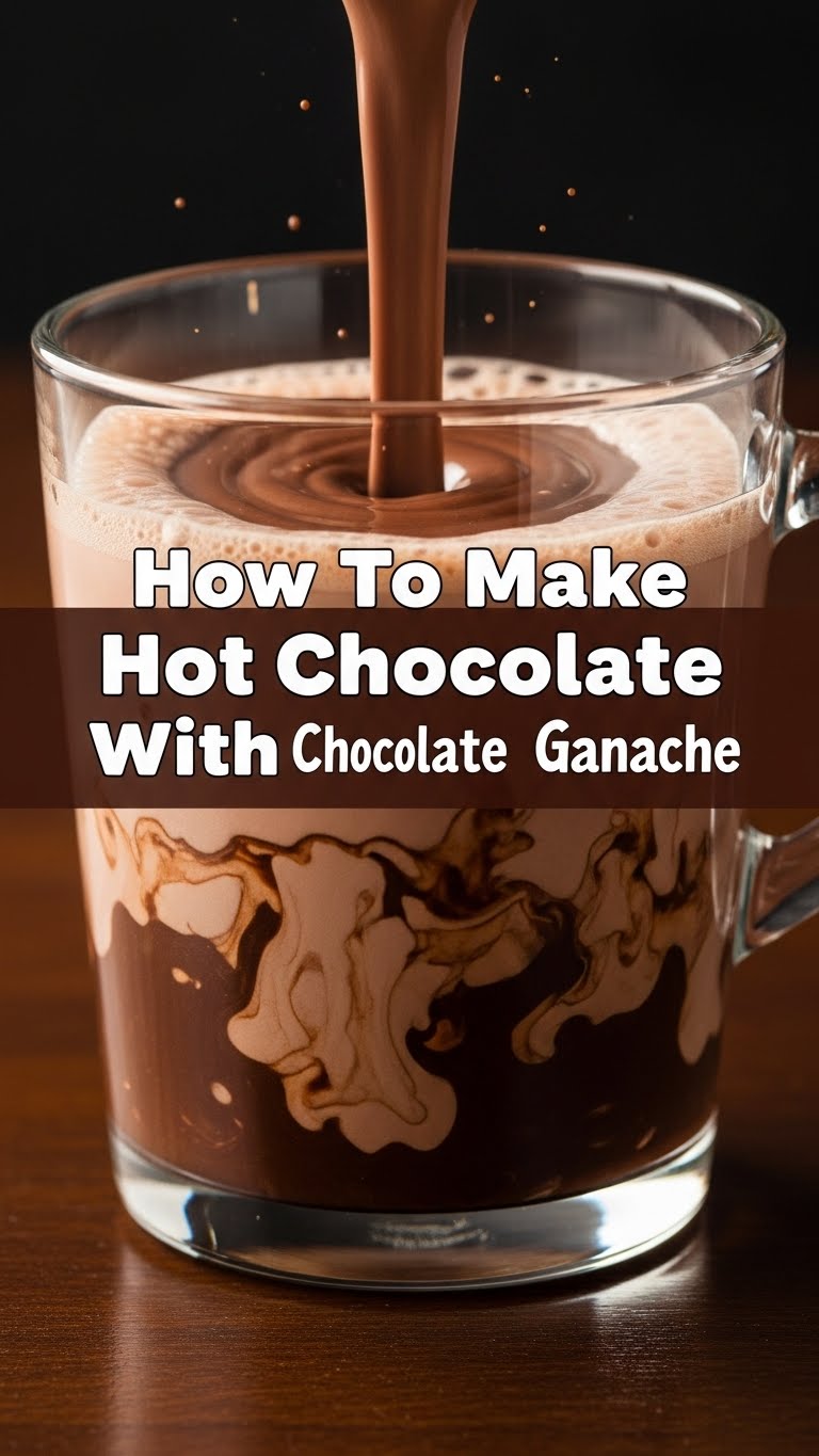 How To Make Hot Chocolate With Chocolate Ganache – Don Kitchen
