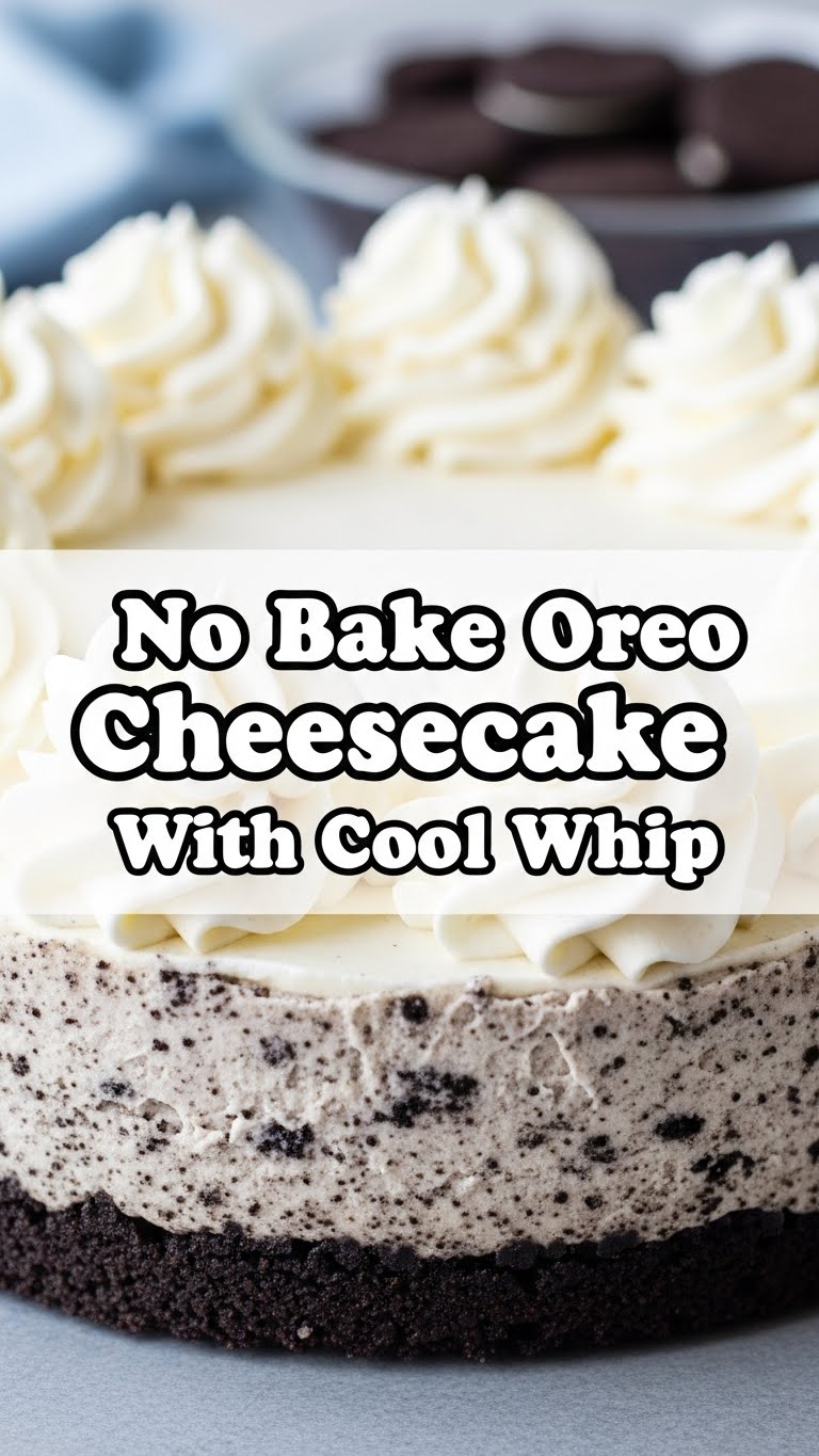 No Bake Oreo Cheesecake With Cool Whip – Don Kitchen