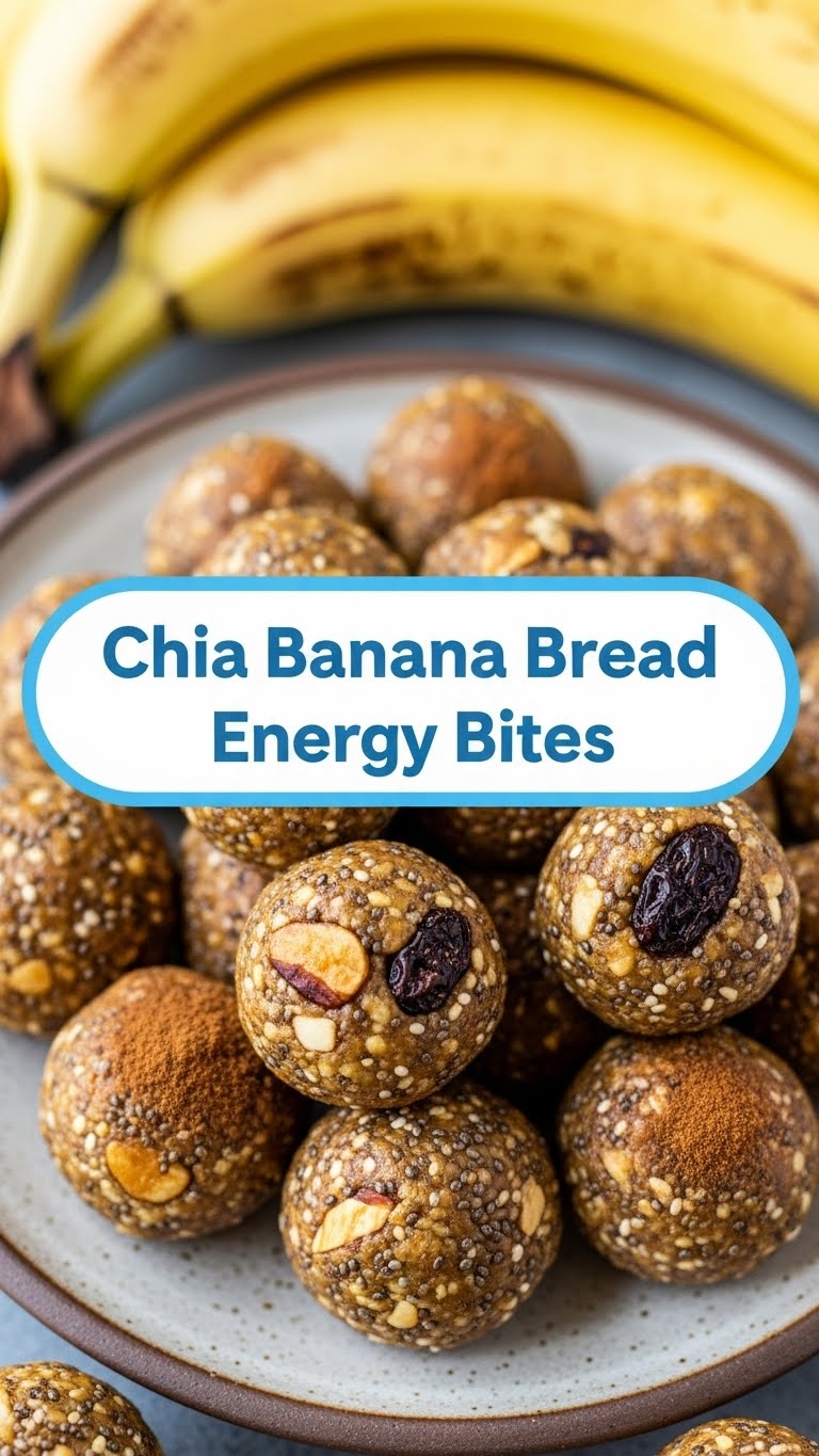 Chia Banana Bread Energy Bites – Don Kitchen
